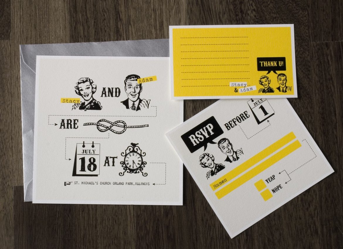 75 Fun + Unique Wedding Invitations for Cool Couples | Emmaline Bride®