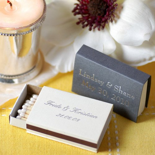 Wedding Matches: Personalized (+ Cheap!) Matchbox Wedding Favors