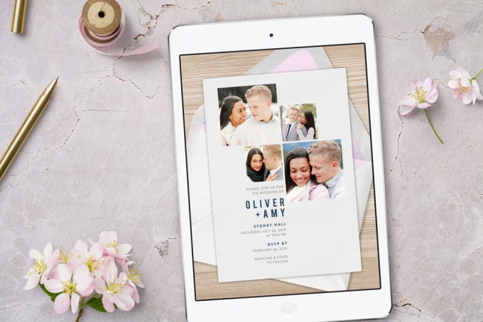 How To Send Beautiful Email Wedding Invitations (with RSVPs!)