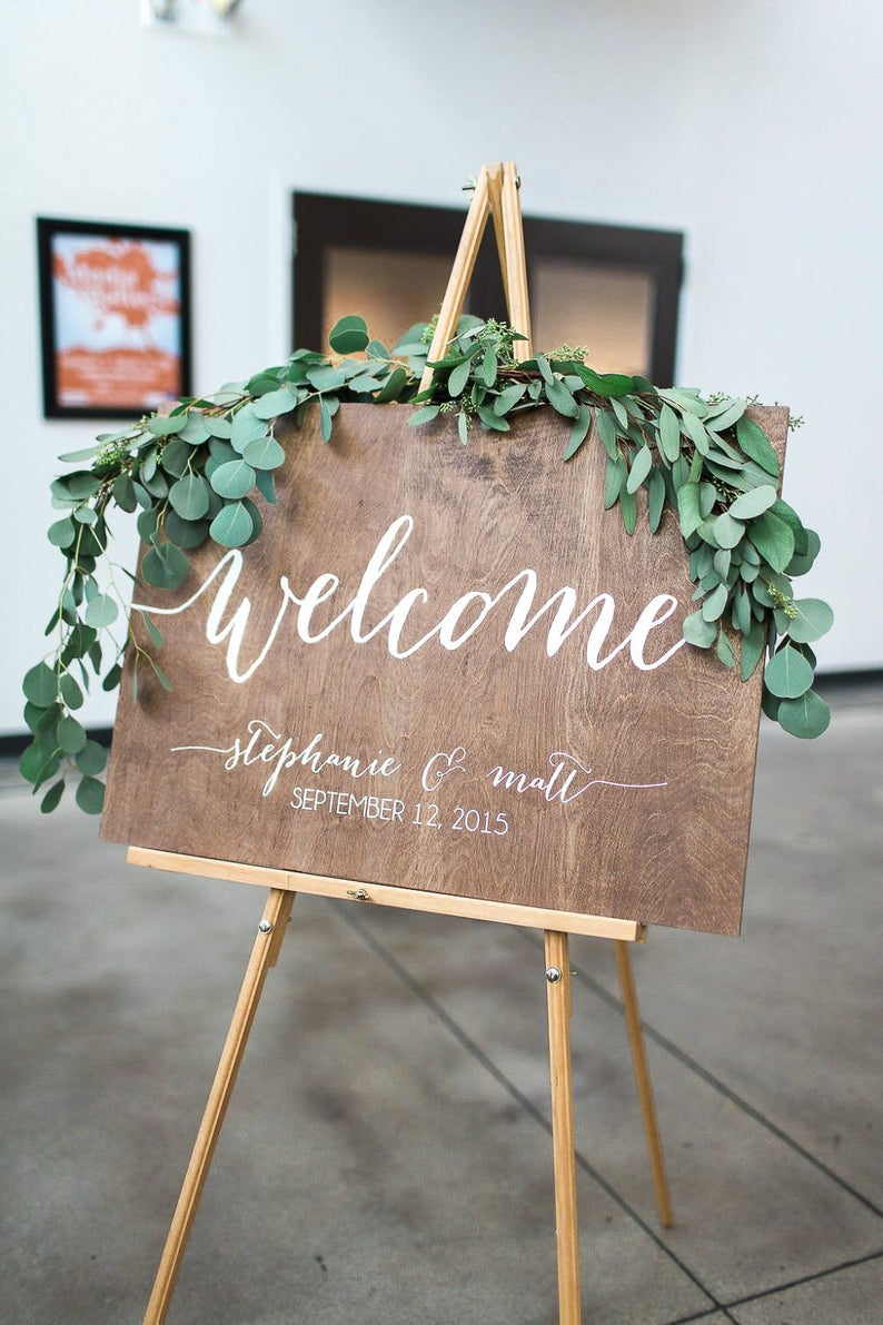 16 Most Creative Wedding Signage Ideas (PHOTOS)