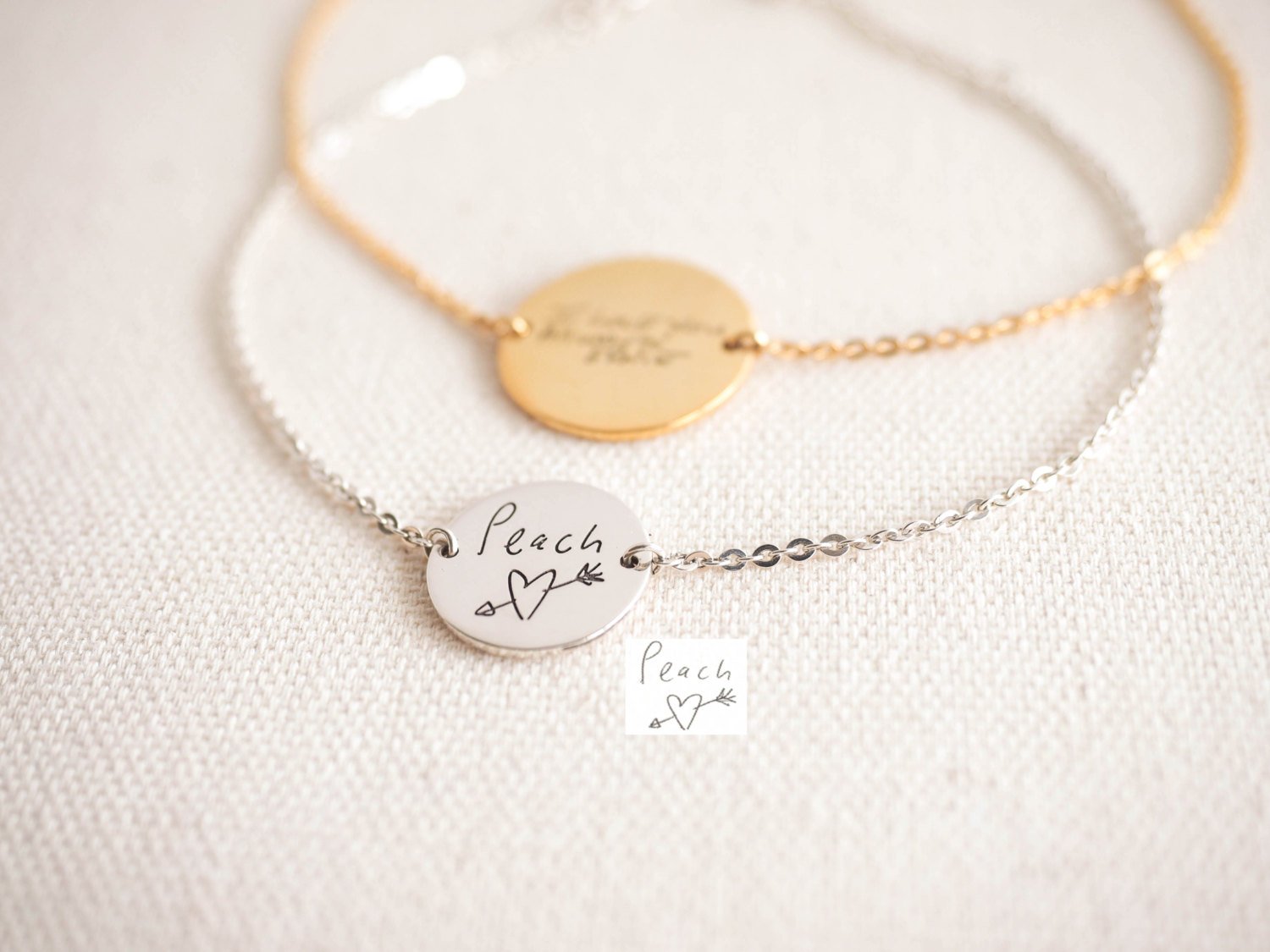 This Handwriting Jewelry Makes a Beautiful Gift Idea | Emmaline Bride®