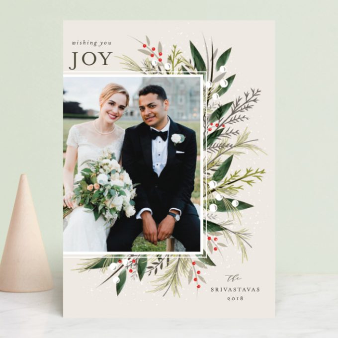 Top 10 Newly Engaged + Newlywed Christmas Card Ideas | Emmaline Bride ...