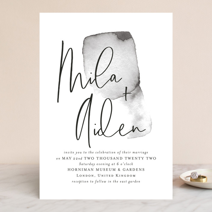 20 Modern Wedding Invites for Cool, Fun-Loving Couples | Emmaline Bride