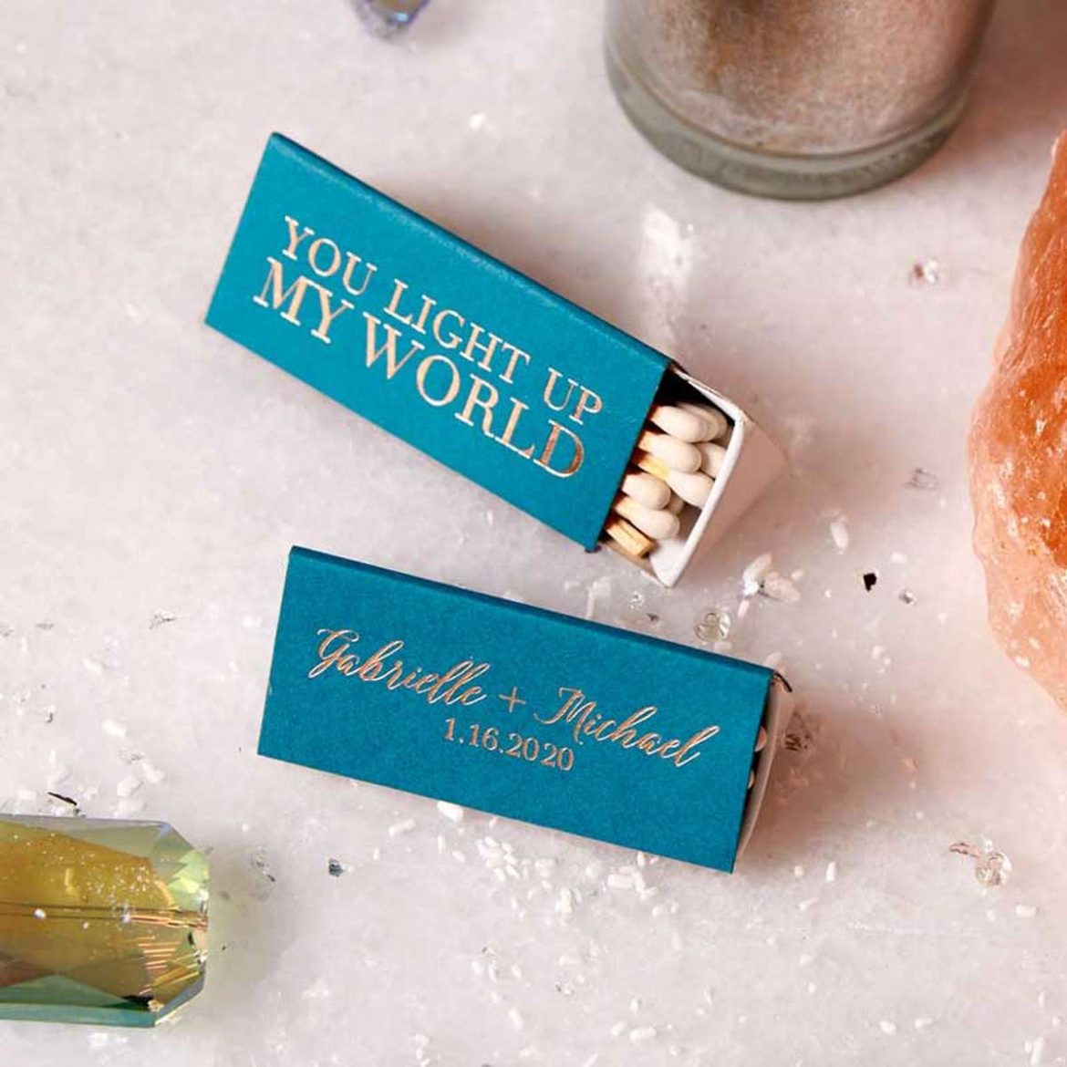 Where to Buy Custom Wedding Matchbooks | Emmaline Bride Wedding Blog