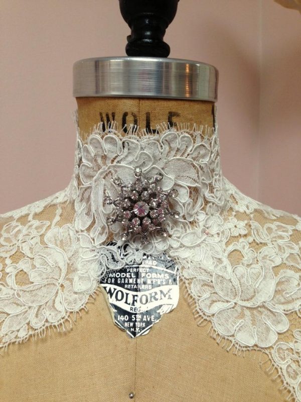 Lace Bridal Bolero with the Most Beautiful Sleeves | Emmaline Bride