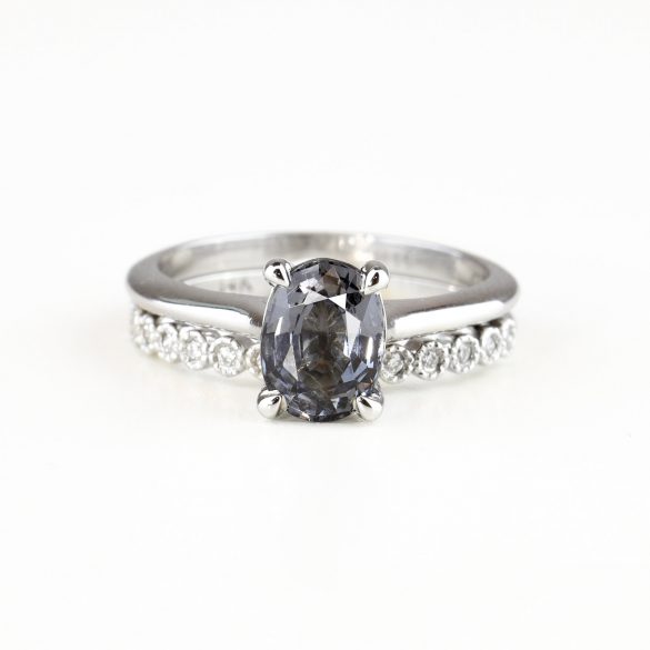 Top 10 Most Beautiful Grey Engagement Ring Styles | Emmaline Bride®