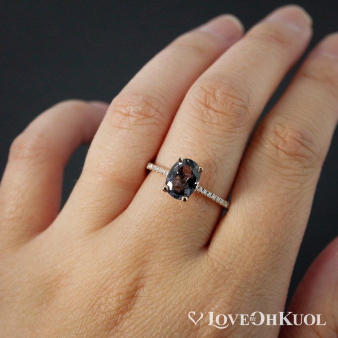 Top 10 Most Beautiful Grey Engagement Ring Styles | Emmaline Bride®