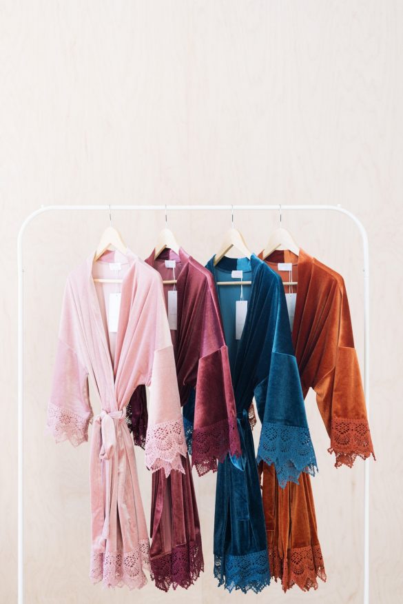 Velvet Bridal Robes for You + Your Crew | Emmaline Bride