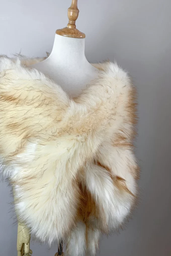 The Best Faux Fur Wraps for Weddings | Emmaline Bride