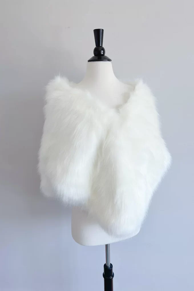 The Best Faux Fur Wraps for Weddings | Emmaline Bride