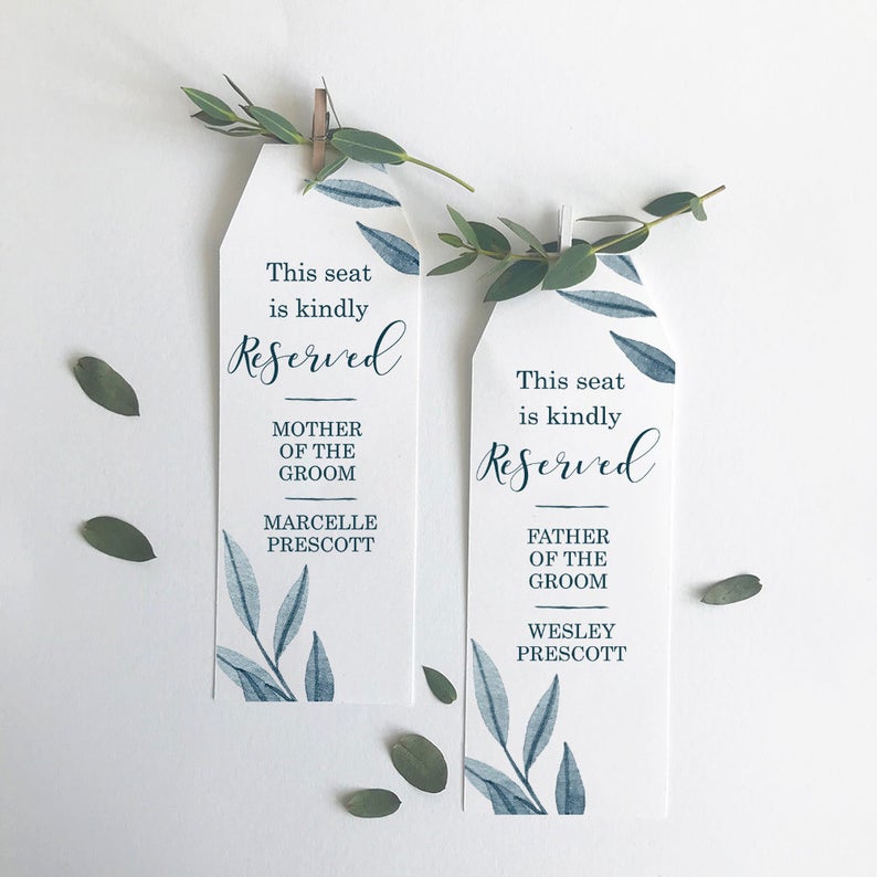 Reserved Seat Sign: The Easy Way to Reserve Seats at Your Ceremony