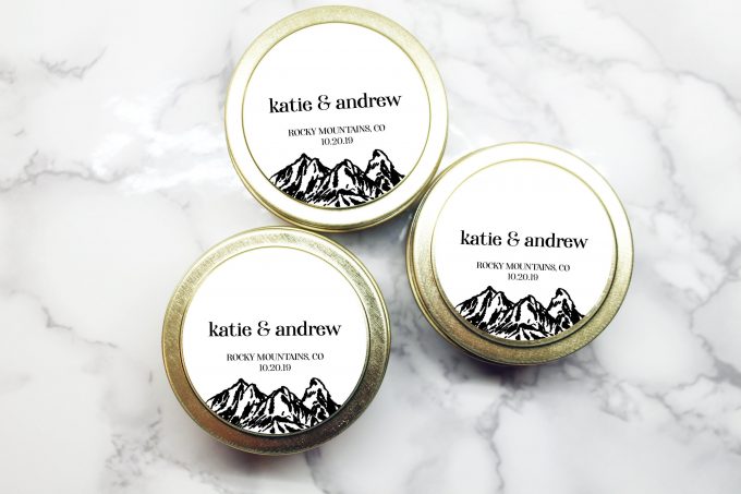 These Candle Tins Take Your Wedding Favors to the Next Level