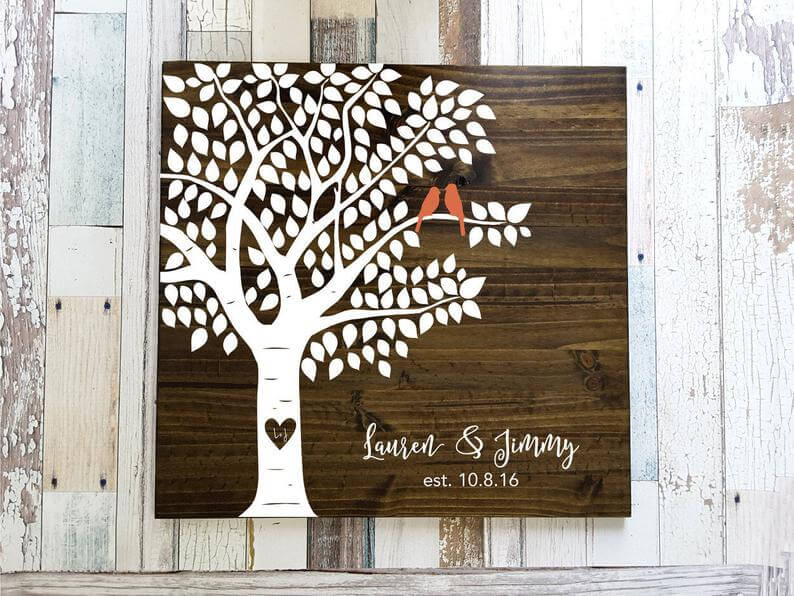 Where to Buy a Wedding Guest Book Tree | Emmaline Bride