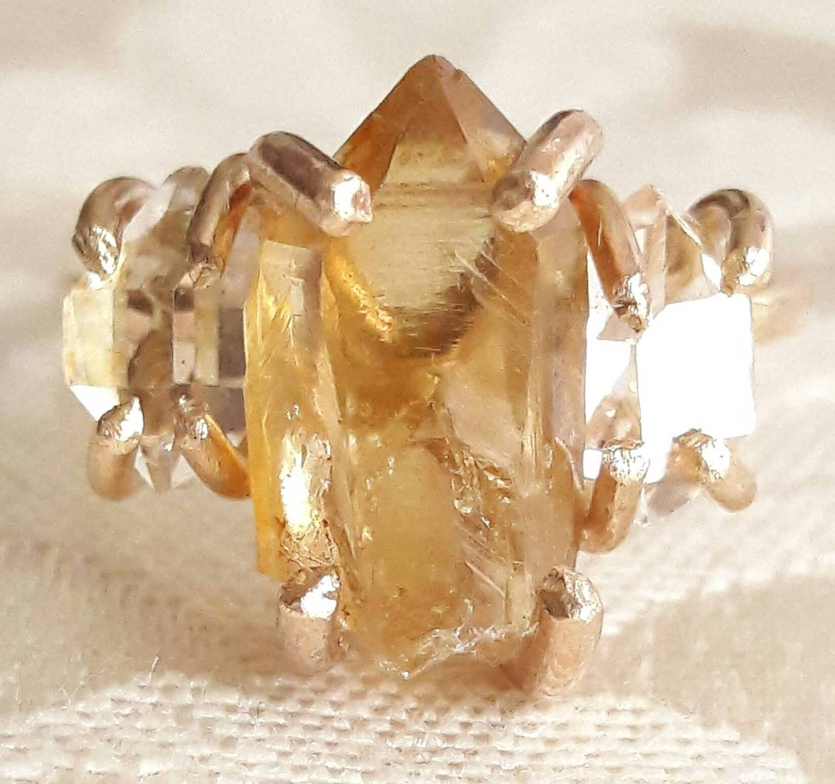 These Herkimer Diamond Rings Will Give You All the Heart Eye Emojis IRL