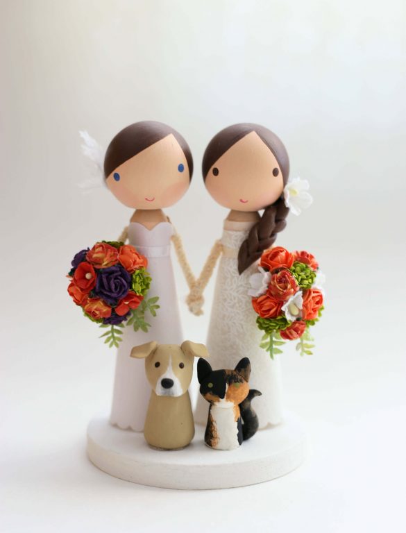 Most Adorable Custom Wedding Cake Toppers Ever | Emmaline Bride