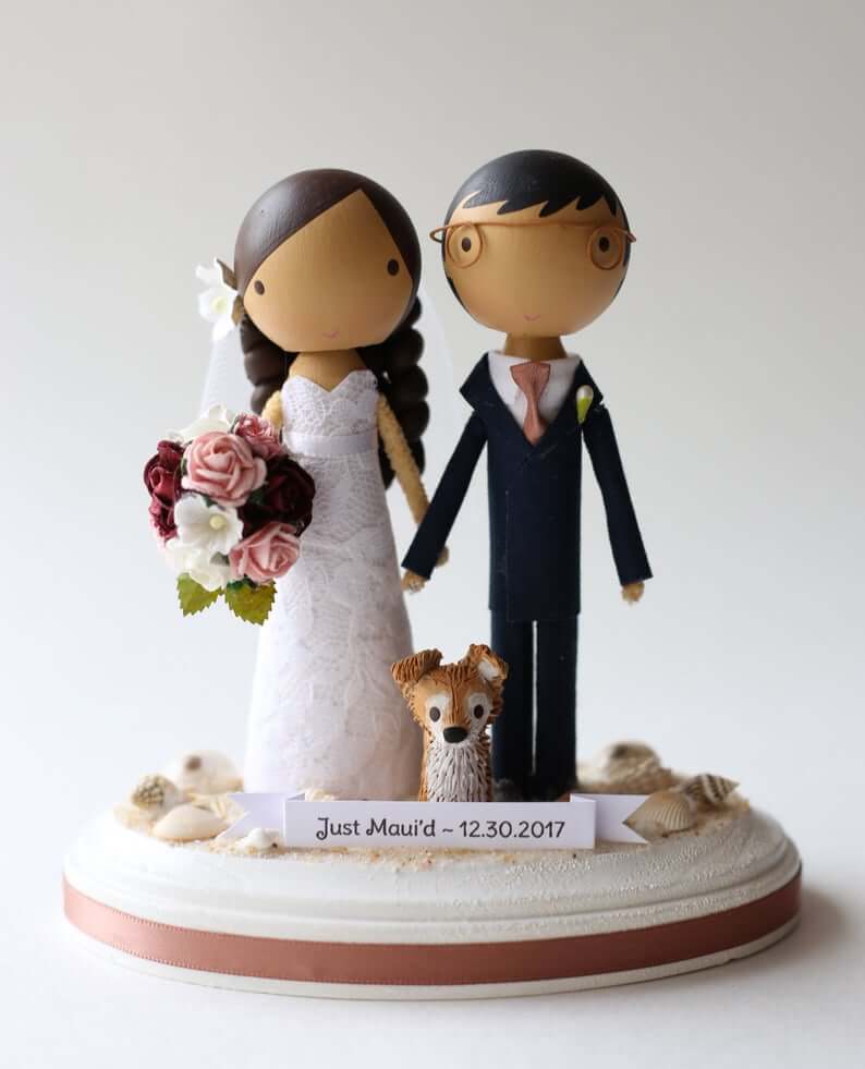 Most Adorable Custom Wedding Cake Toppers Ever | Emmaline Bride