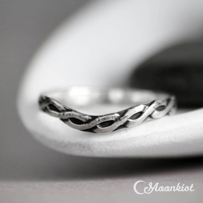 Curved Wedding Band: Where to Get a Curved Ring + Why You Need One