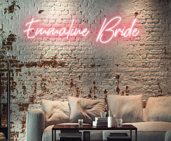 Where to Get Custom Neon Sign Made for Weddings | Emmaline Bride