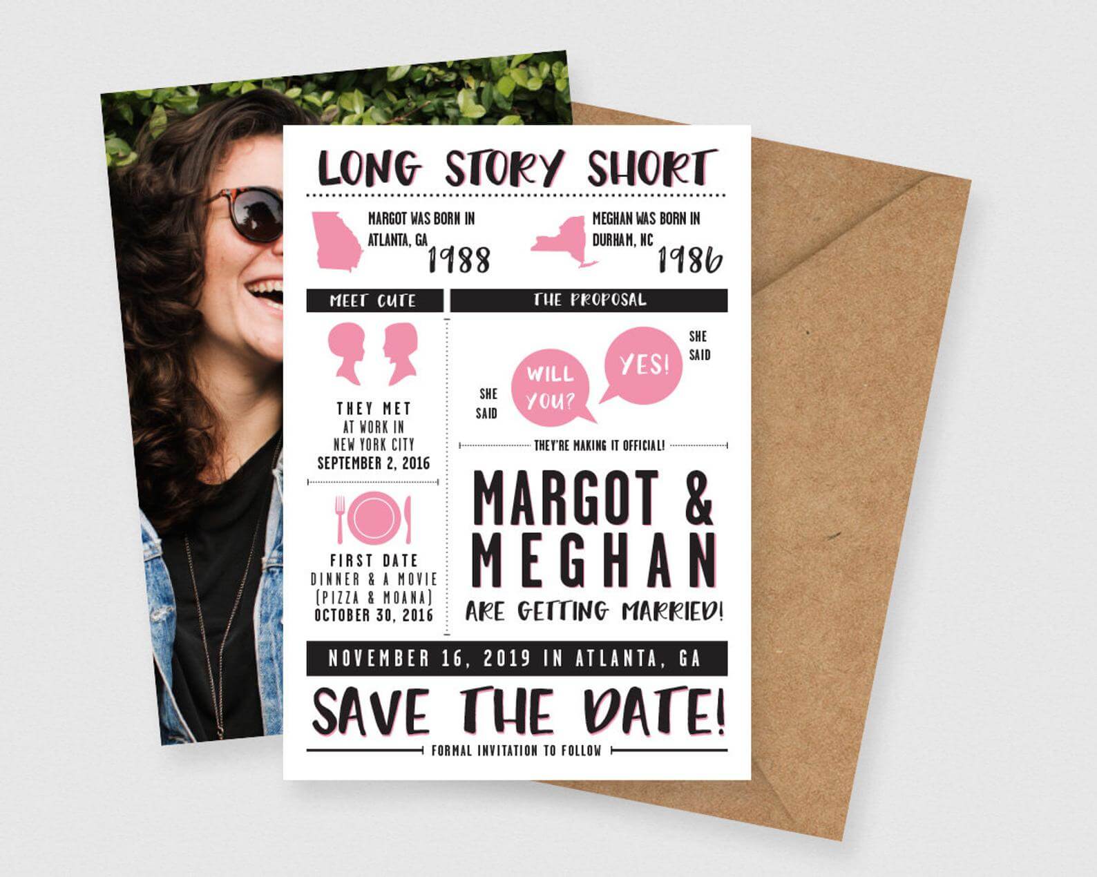 19 Most Unique Save the Dates for Non-Boring Couples (PHOTOS)