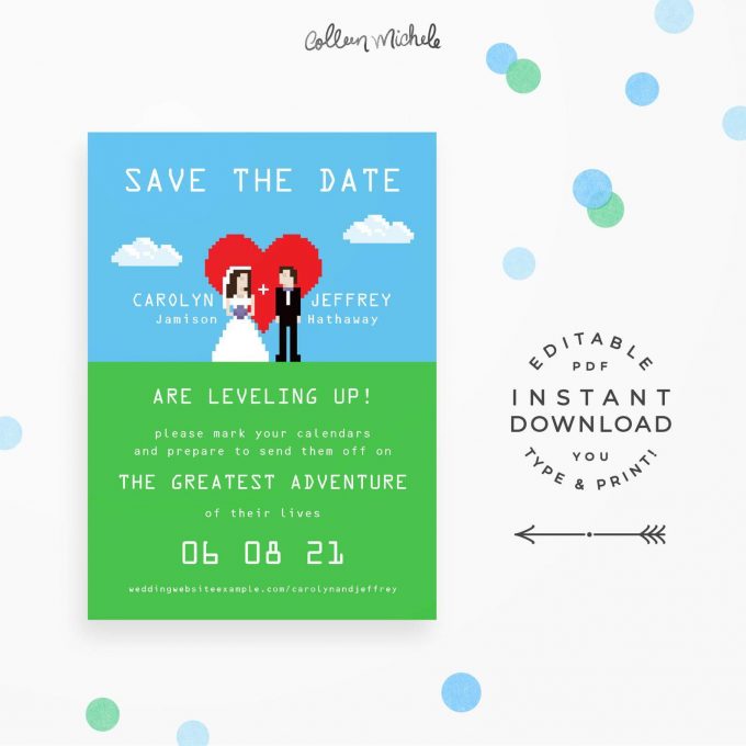 19 Most Unique Save the Dates for Non-Boring Couples (PHOTOS)