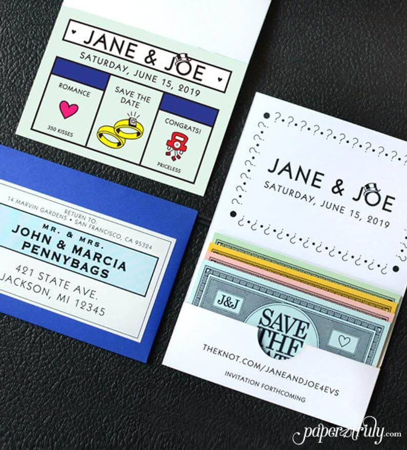 19 Most Unique Save the Dates for Non-Boring Couples (PHOTOS)