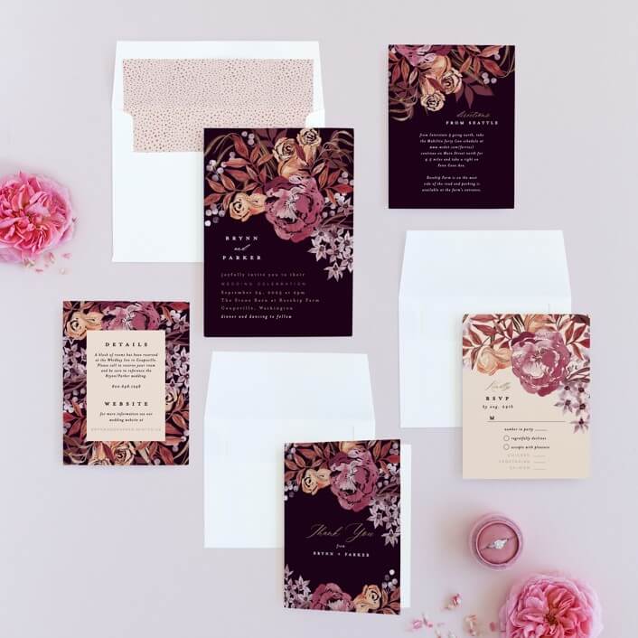 Where to Find Personalized Wedding Invitations | Emmaline Bride Wedding ...