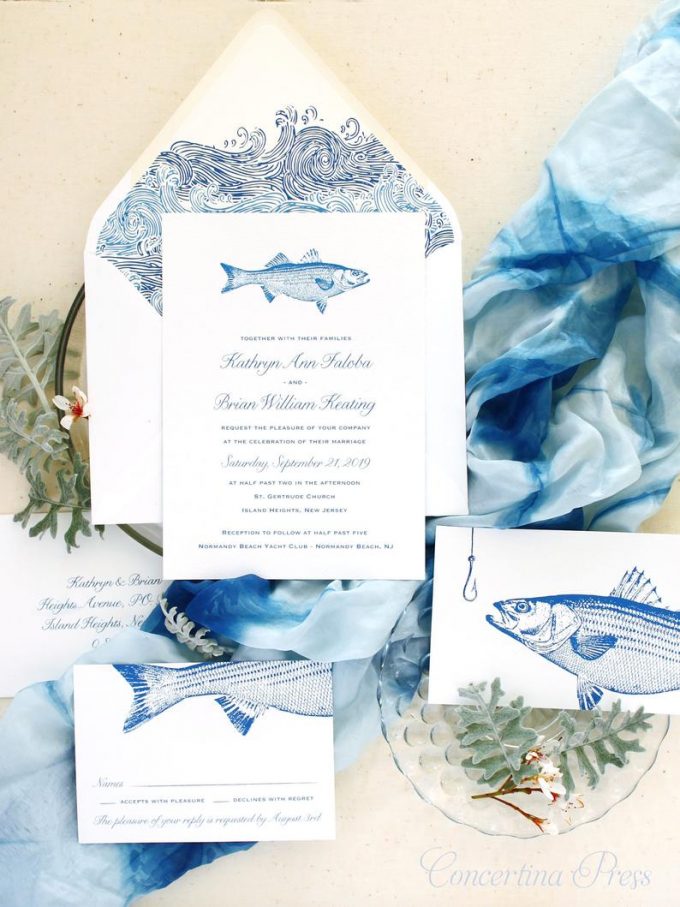 Wedding fishing theme 60 photos - Astyledwedding.com