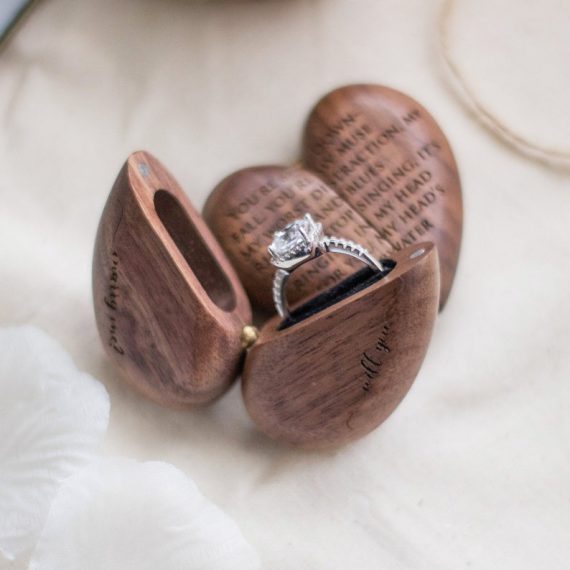 Ring Box for Proposal: "How About Forever?" | Emmaline Bride