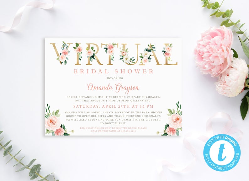 Virtual Bridal Shower: 5 Things You Need Right Now | Emmaline Bride