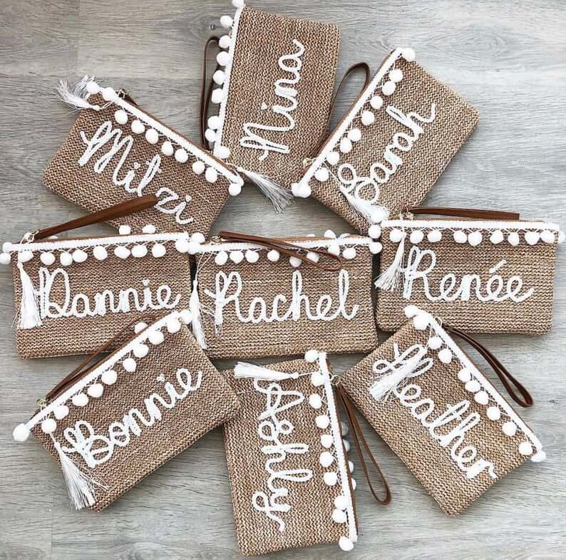 The 12 Cutest Straw Bags for Brides + 'Maids | Emmaline Bride