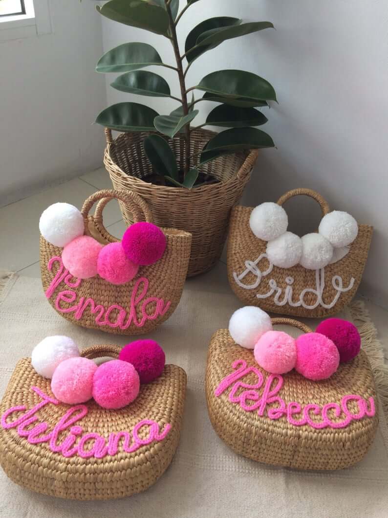 The 12 Cutest Straw Bags for Brides + 'Maids | Emmaline Bride