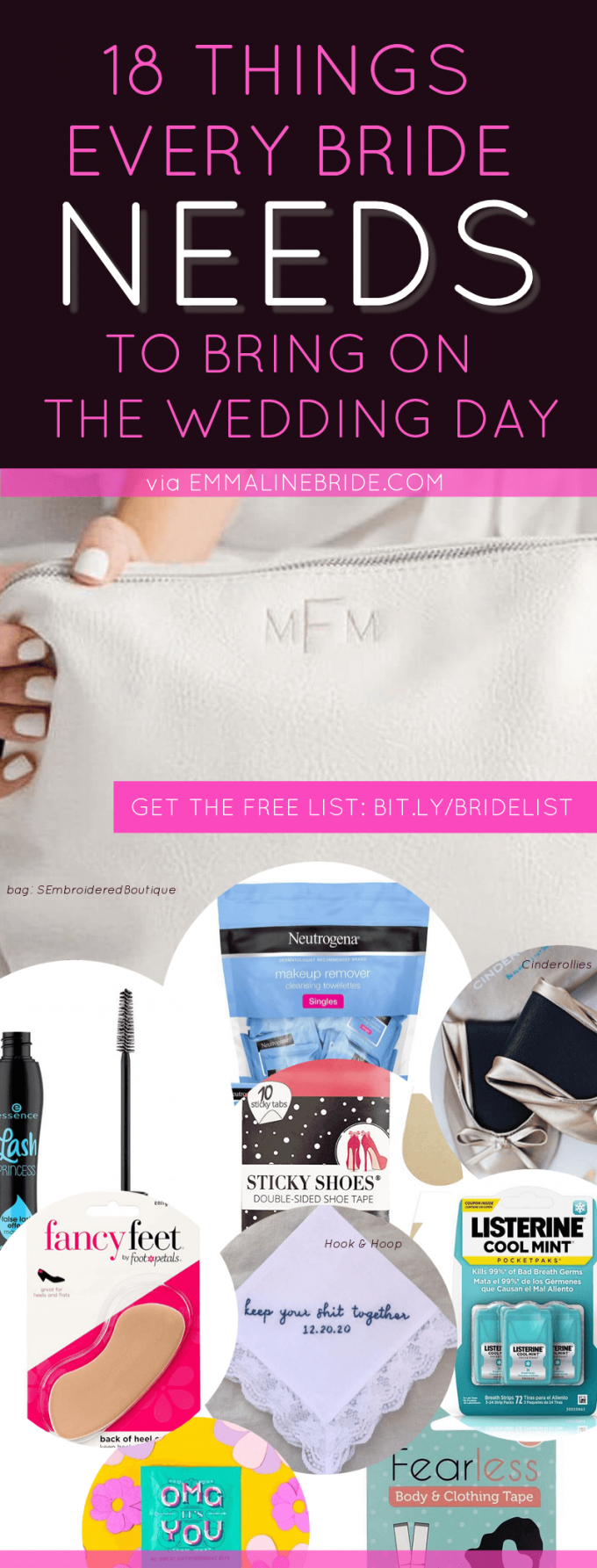 18 Things Every Bride Needs on the Wedding Day | Emmaline Bride