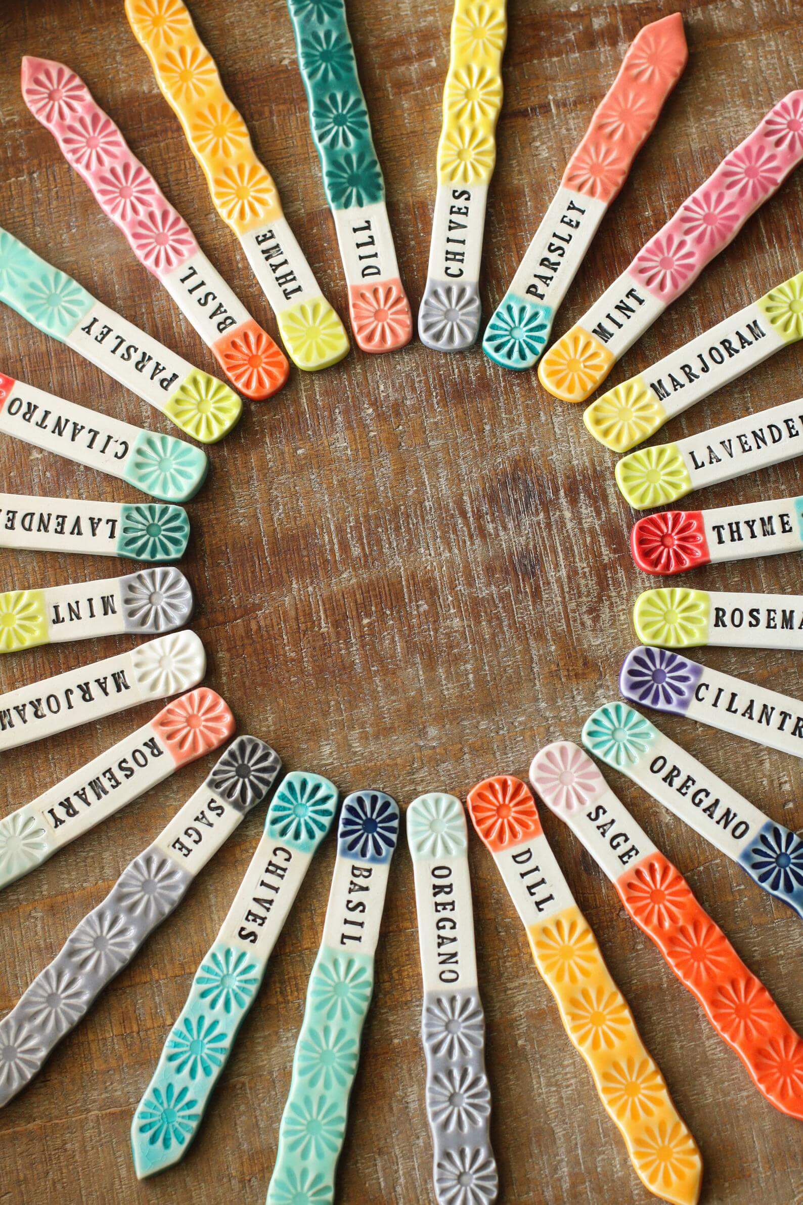 The Cutest Garden Markers, Hanging Planting Pots + More (Handmade!)
