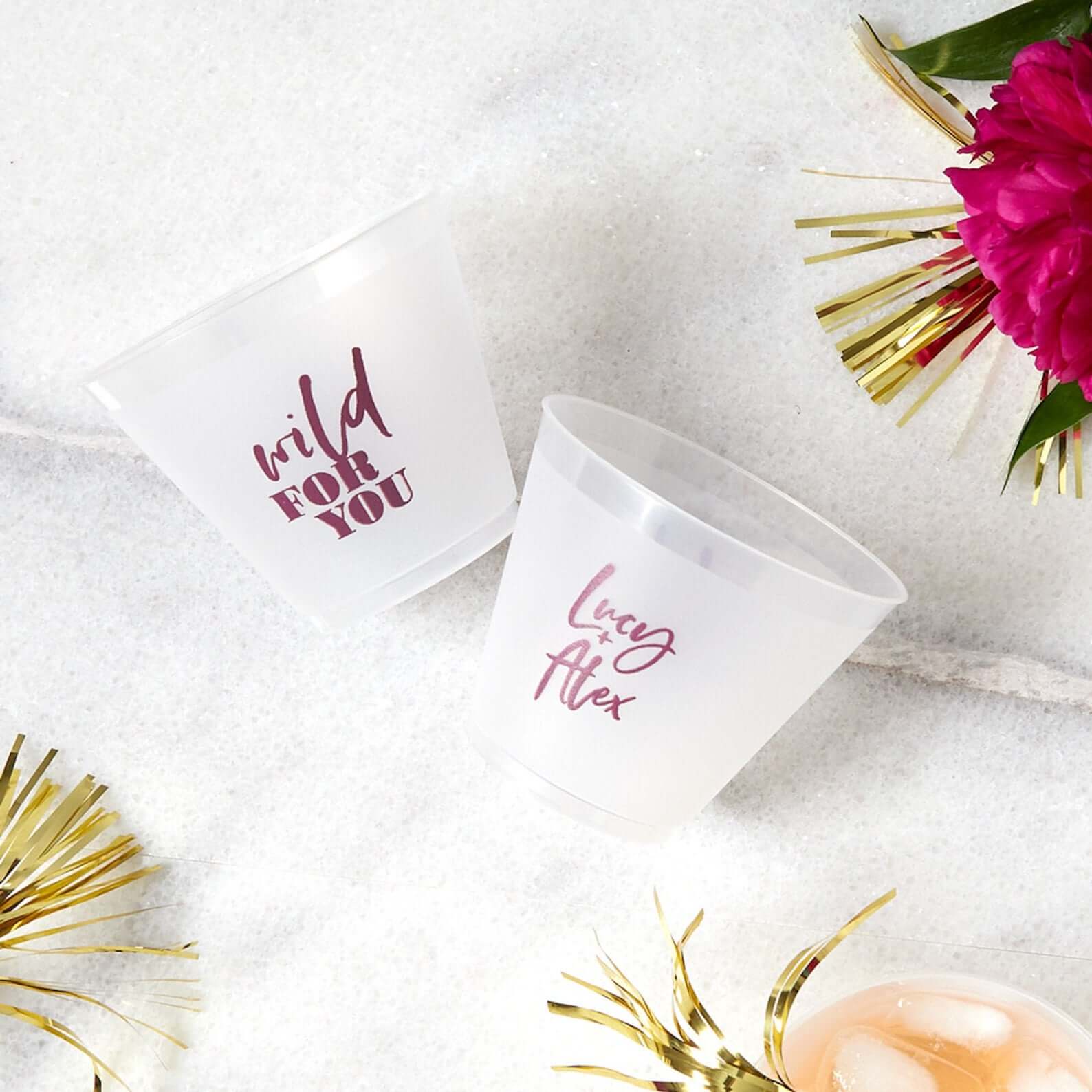Where to Buy Wedding Stadium Cups / Favors for Guests to Take Home
