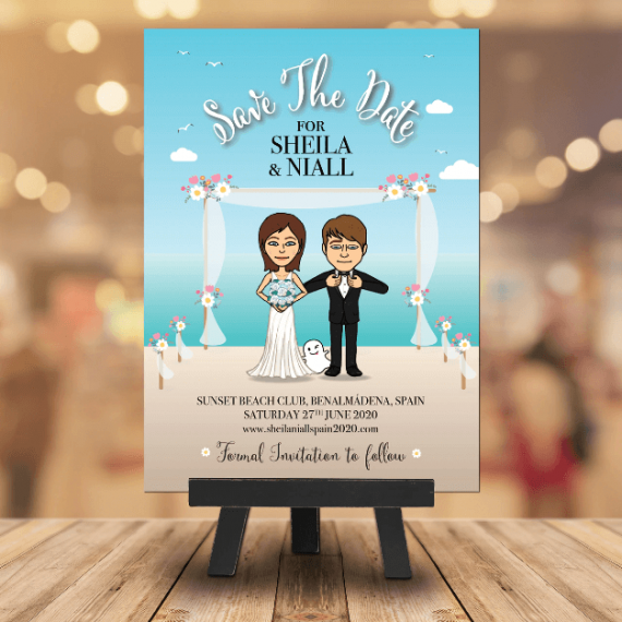 Bitmoji Wedding Napkins, Invites + Tumblers: These Are So Much Fun!