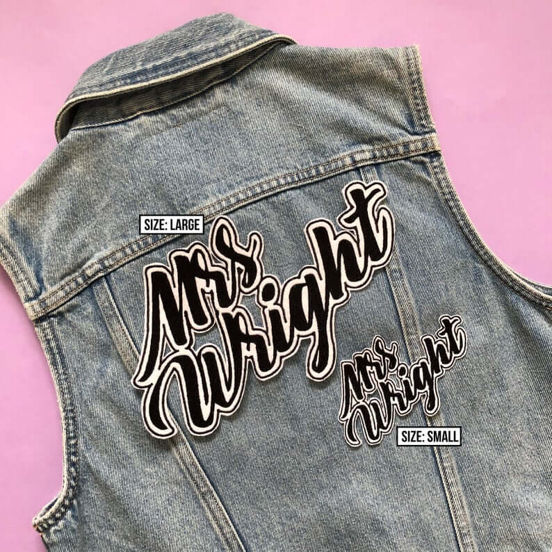Easy DIY Jacket: Bride Iron-On Patch | Emmaline Bride Wedding Blog