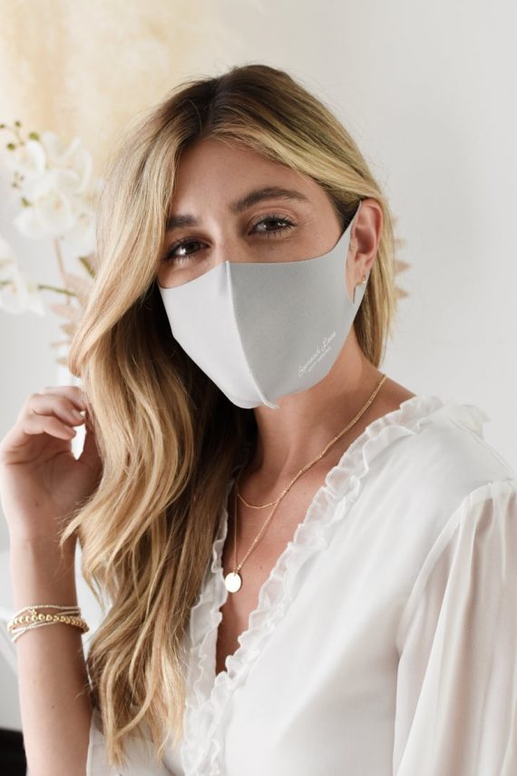 Wedding Party Face Masks for Bridesmaids + Groomsmen to Wear