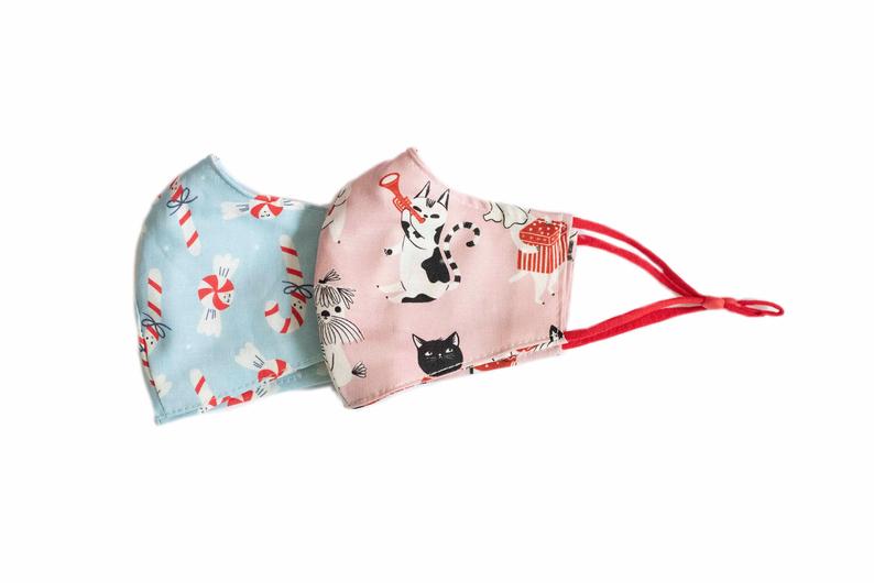 These Christmas Face Masks on Etsy Are Festive + So Extra for 2020