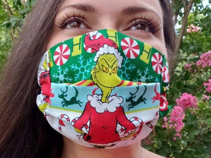 These Christmas Face Masks on Etsy Are Festive + So Extra for 2020
