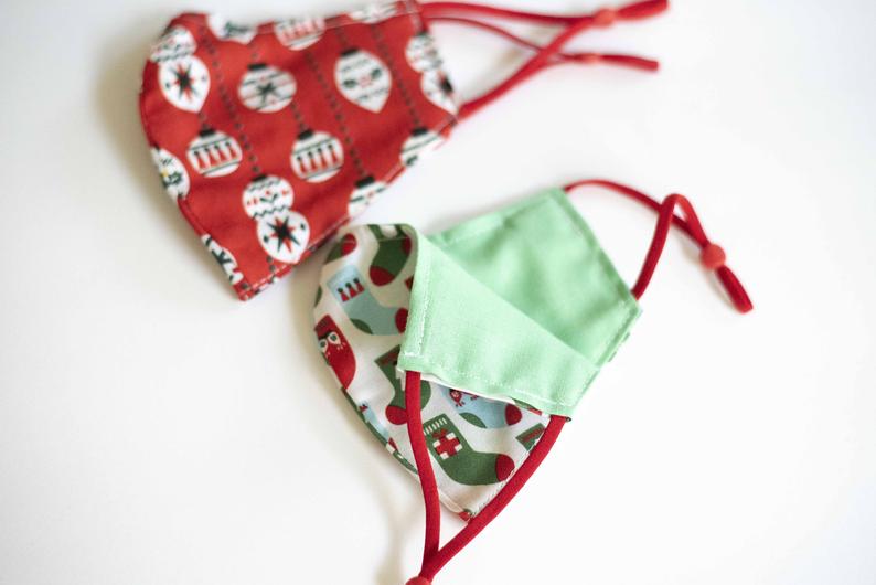 These Christmas Face Masks on Etsy Are Festive + So Extra for 2020