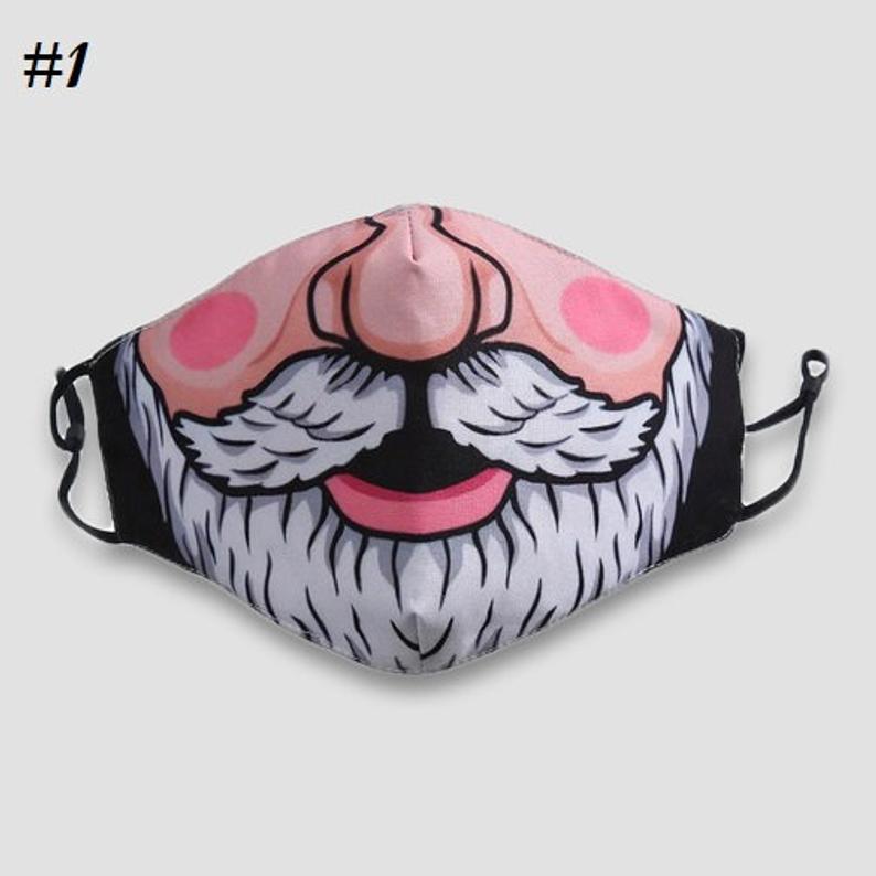 These Christmas Face Masks on Etsy Are Festive + So Extra for 2020