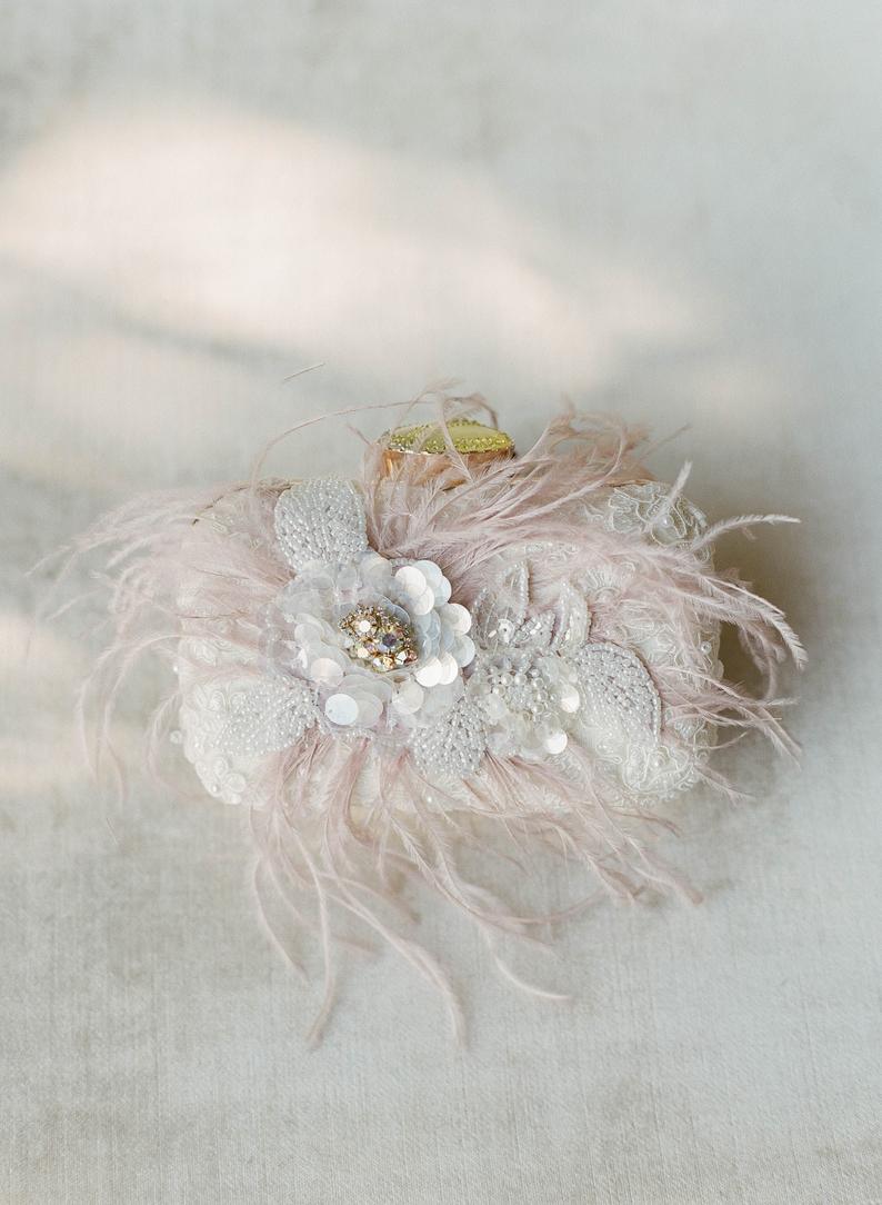 Where to Buy a Feather Purse for Weddings | Emmaline Bride