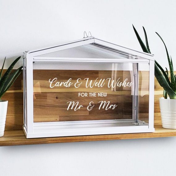 How to Make a Glass Card Box for Your Wedding | Emmaline Bride
