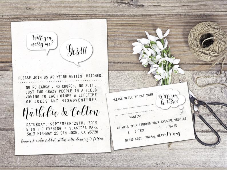 18 Fun RSVP Cards (+ Wording) That Make Responses 100x More Fun