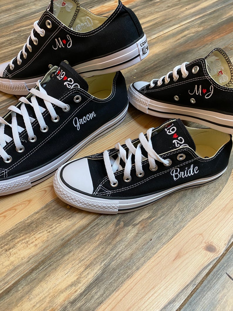 Wedding Shoes That Say I Do: Bridal Shoe Decals, Sneakers + Sandals!