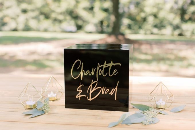 These Wedding Card Boxes with Lock and Key Keep Your Cards Safe