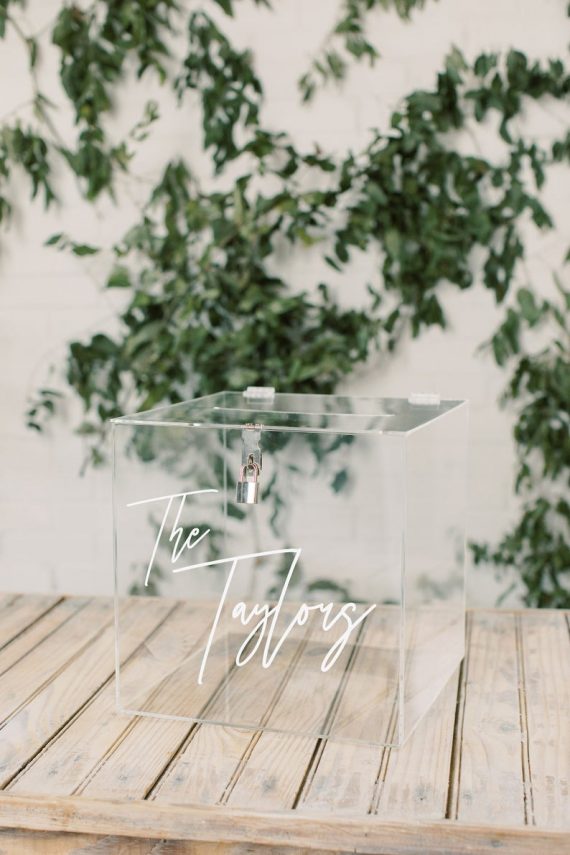 These Wedding Card Boxes with Lock and Key Keep Your Cards Safe