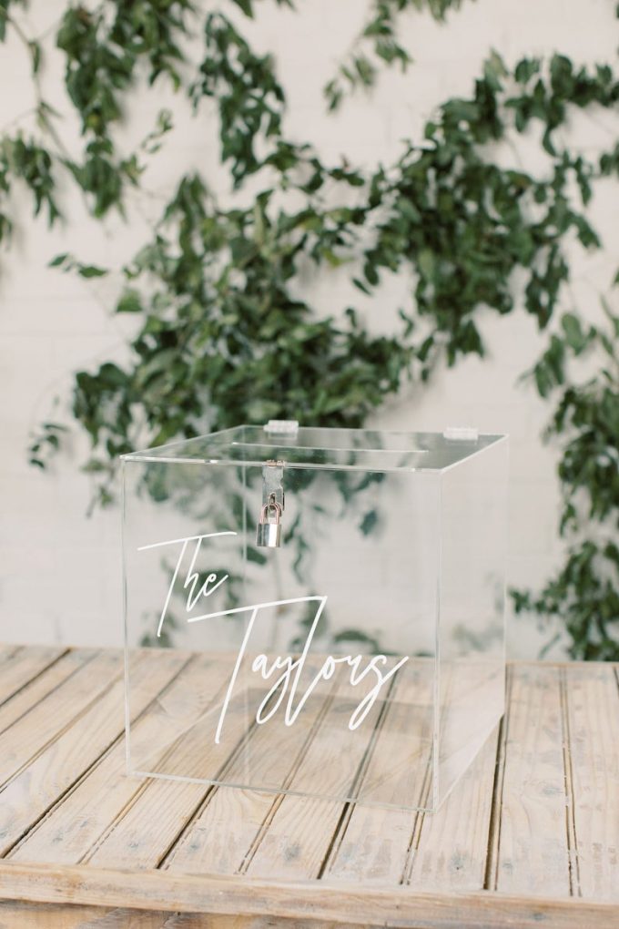 These Wedding Card Boxes with Lock and Key Keep Your Cards Safe