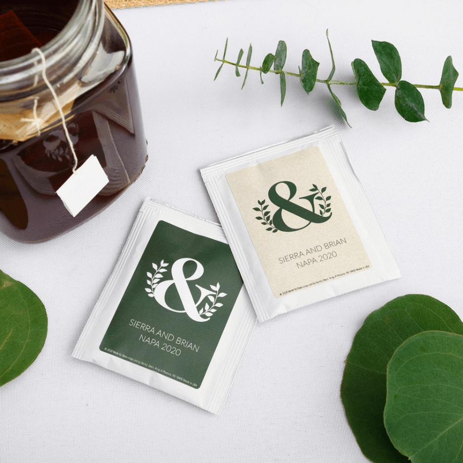 Where to Get Tea Wedding Favors: Tea Bag, Tube, Loose Tea + More