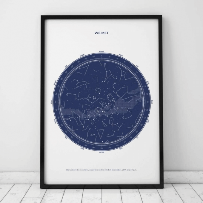 Star Map Gifts: Your Moment Captured Under the Stars | Emmaline Bride